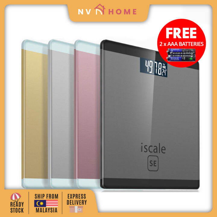 Iscale SE Digital Body Scale Weighning Scale 26cm Scale | Lazada