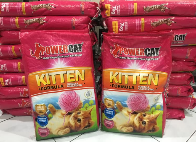 Power KITTEN Organic Cat food 7 KILOS 1 sack MADE BY POWER CAT fresh ...