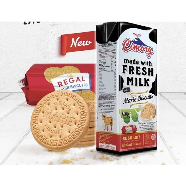 Susu Cimory UHT Milk 250 ML (Marie Biscuits) / Susu Fresh Milk UHT ...
