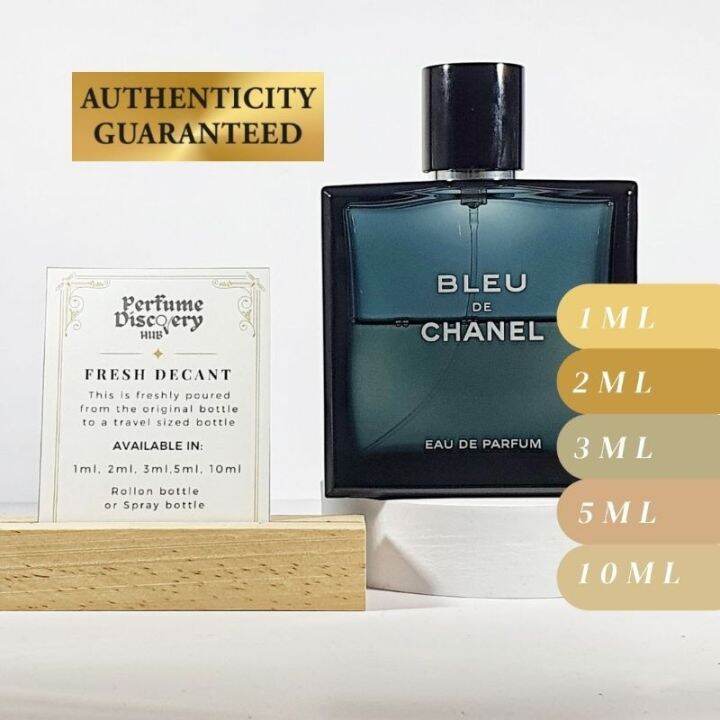 Bleu de Chanel eau de parfum 2ml 3ml 5ml perfume worn by seventeen ...
