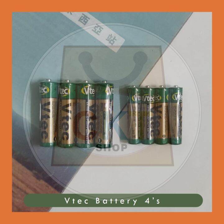 AA AAA Battery VTEC Extra Heavy Duty Bateri AA Kuasa Tinggi VTEC | Lazada