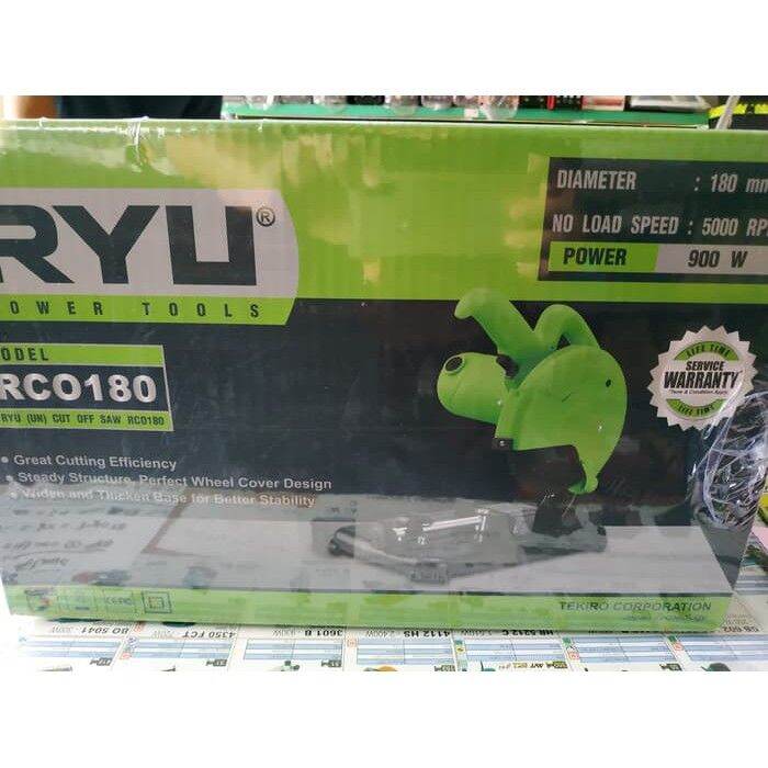 RYU CUT OFF RCO180 MESIN POTONG BESI RCO 180 CUTTING BESI MINI 7 ...