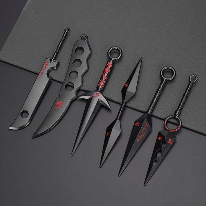Japanese Naruto Anime Figure Peripheral Props Ninja Alloy Kunai Weapon ...
