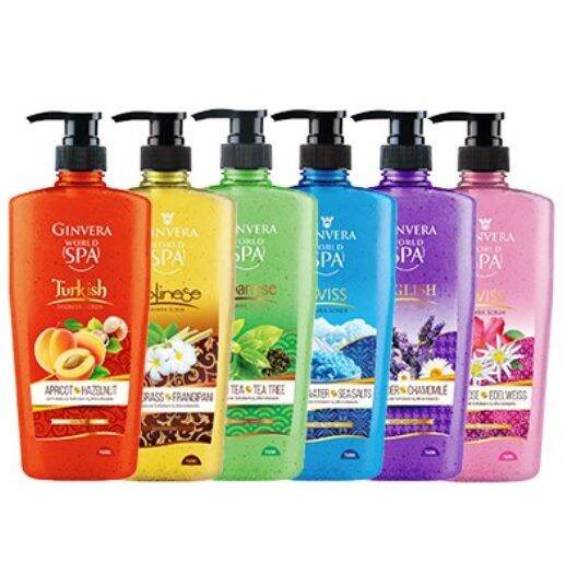 Ginvera World Spa Shower Scrub / Mandian 750ml / 1000ml | Lazada