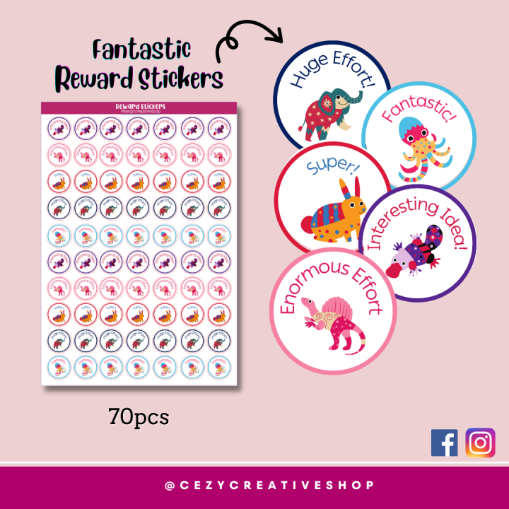 Fantastic Reward Stickers | Lazada.co.th