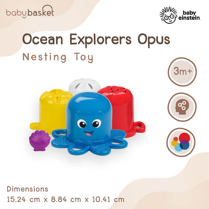 Baby Einstein Ocean Explorers Opus Nesting Toy | Lazada.co.th