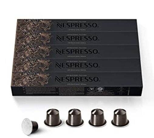 Nespresso Ispirazione Roma Ground Coffee Capsule เนสเพรสโซ โรม่า แคปซูล ...