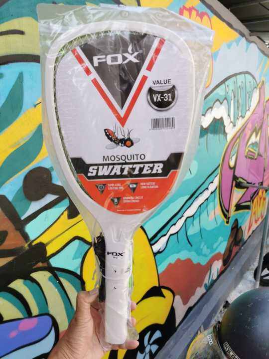 RAKET NYAMUK FOX VX31 WITH LED SENTER SETRUM NYAMUK RECHARGEABLE ...