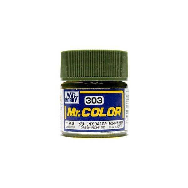 Mr.Hobby Mr.Color C303 Green FS34102 Semi-Gloss (10ml) 4973028635898 ...