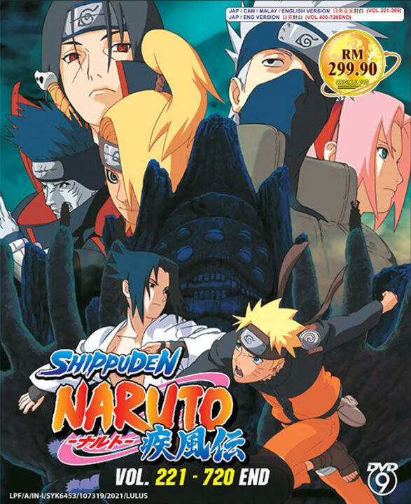JAPANESE ANIME DVD~NARUTO SHIPPUDEN COMPLETE TV SERIES VOL.221-720 END ...