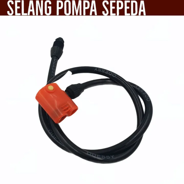 Selang Pompa Ban Angin Sepeda dan Motor Pentil Dobel Schrader dan ...