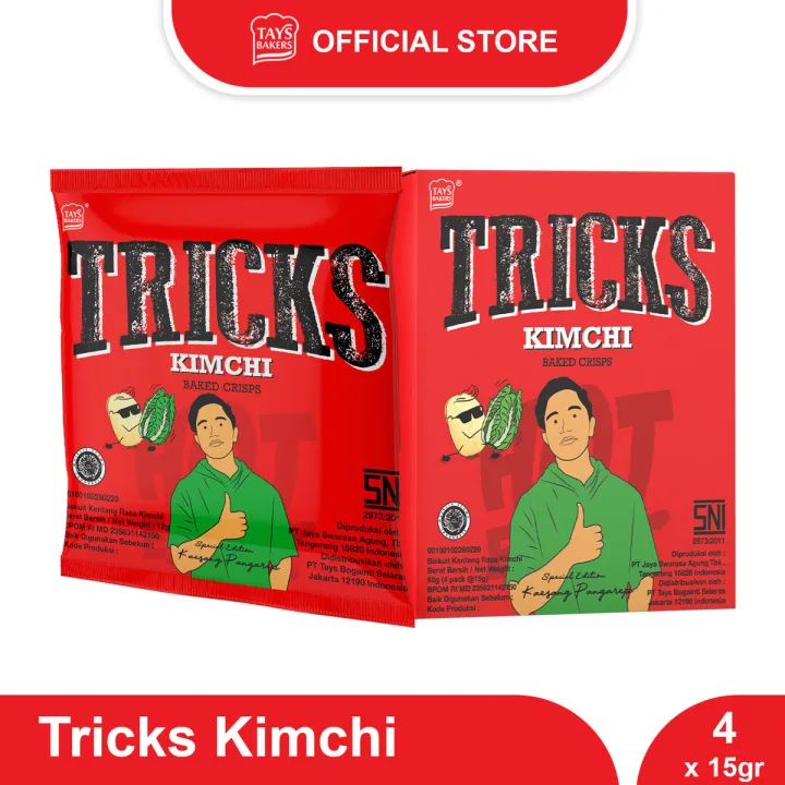 Tricks Crisps 4 x 15g KIMCHI – Potato Baked Crisps | Lazada Indonesia