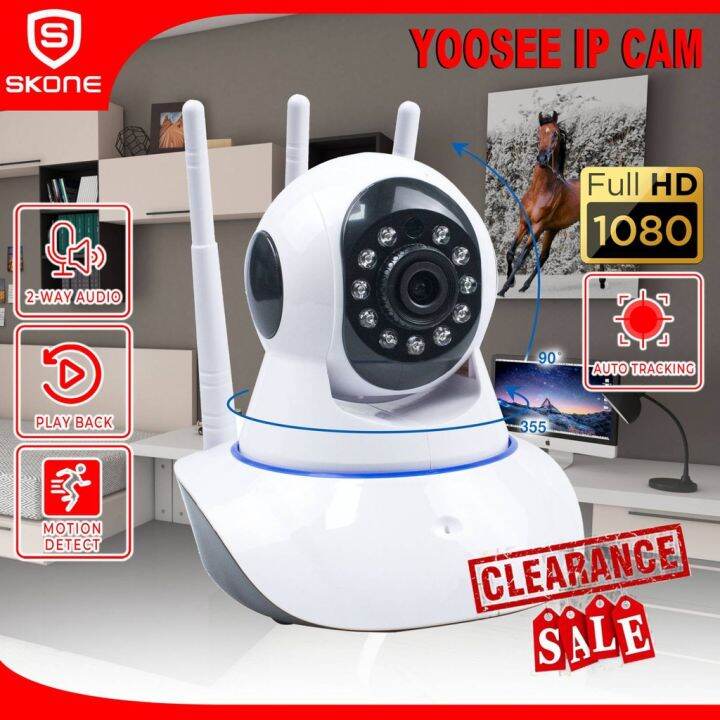 IP Camera Wireless Yoosee CCTV Camera Smart Home WiFi Triple Antenna ...