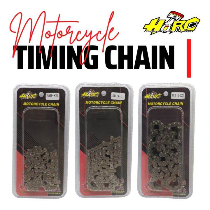 MOTORCYCLE HIRC TIMING CHAIN MIO/XRM/WAVE/XR200/RAIDER/BARAKO/SMASH ...