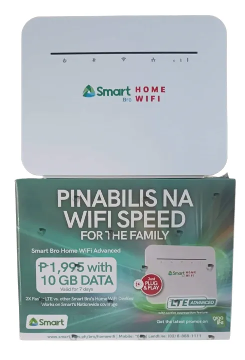 Smart Bro (Boosteven R291) Prepaid Home WiFi LTE-Advanced FREE! 10GB ...