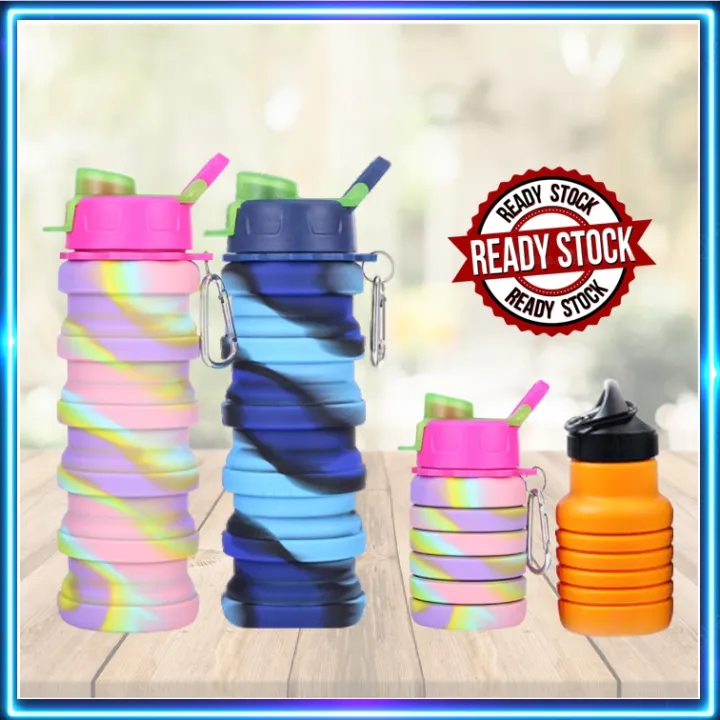 Foldable Water Bottle botol lipat 折叠水罐 Collapsible Water Bottle Bottle ...