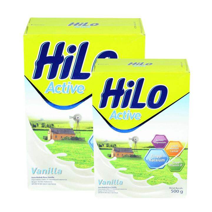 Hilo Active Rasa Vanilla Kemasan Pack 200 Gram | Lazada Indonesia