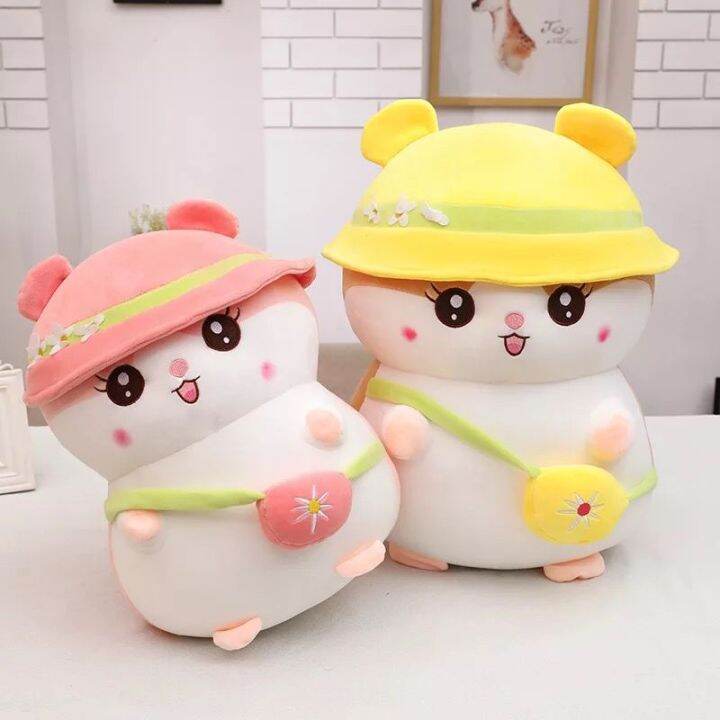Boneka Hamster Topi Lucu With Tas Boneka menggemaskan cocok Untuk Kado ...