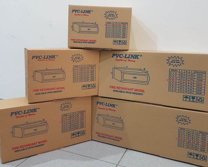 PVC-LINK Consumer Unit/ MCB Box Transparent Cover (6Way-23Way) | Lazada