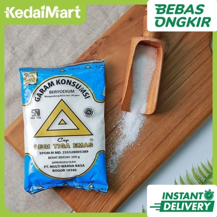 Garam Halus Segitiga Emas 500 Gram | Lazada Indonesia