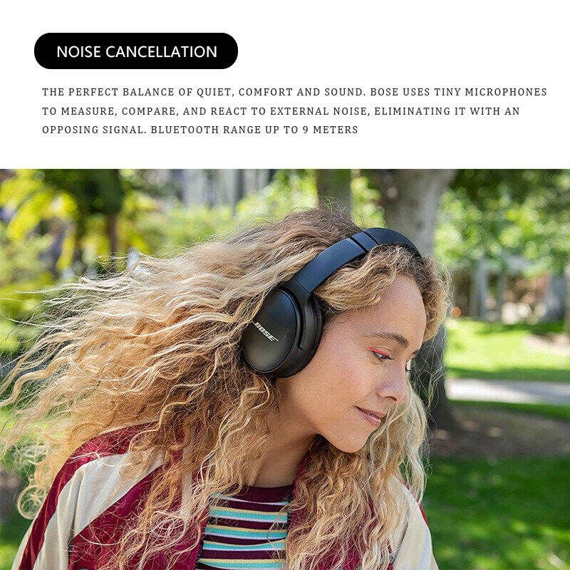 Bose QuietComfort 45 (QC45) หูฟังบลูทูธ with MIC Noise Cancelling ...