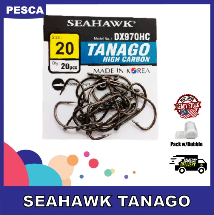 PESCA - SEAHAWK Tanago Hook (DX970HC) Fishing Hook Seahawk Hook Mata ...