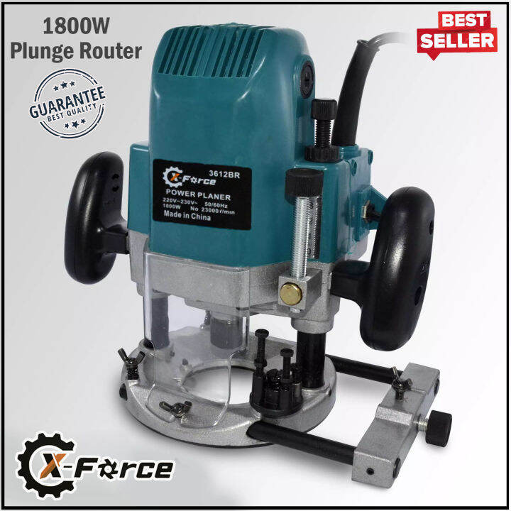 Heavy Duty Corded Electric Plunge Router 1/2 0-65mm 1800 Watts ...