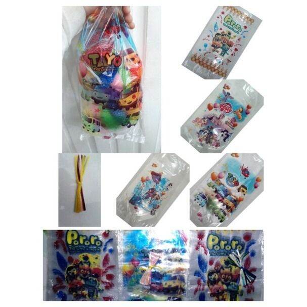 [ isi +-40 pcs ] Plastik OPP Snack Ulang Tahun Ultah / Pembungkus Snack ...