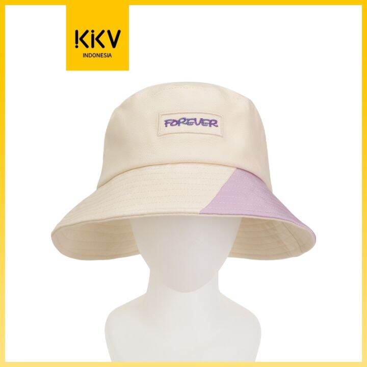 KKV SYC Color Block Bucket Hat Topi Bucket Warna Blok Fashionable ...