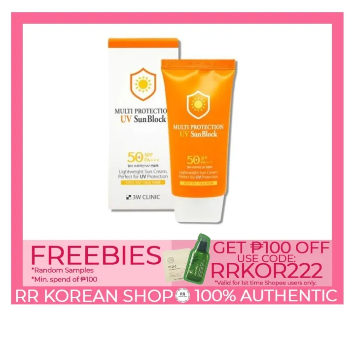 Lileigh 3W CLINIC Multi Protection UV Sun Block 70ml (SPF50 PA ...