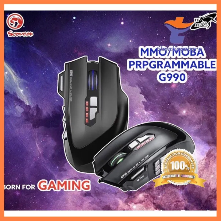 ใครยังไม่ลอง ถือว่าพลาดมาก !! MARVO G990 เมาส์เกมส์มิ่งมาโคร GAMING ...