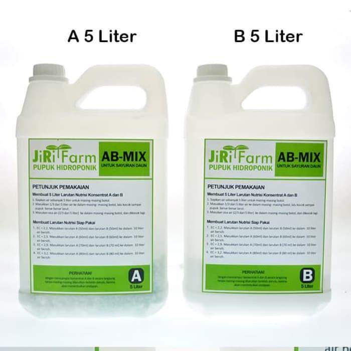 Pupuk AB Mix Sayuran Daun Kemasan Jerigen 5 Liter | Lazada Indonesia