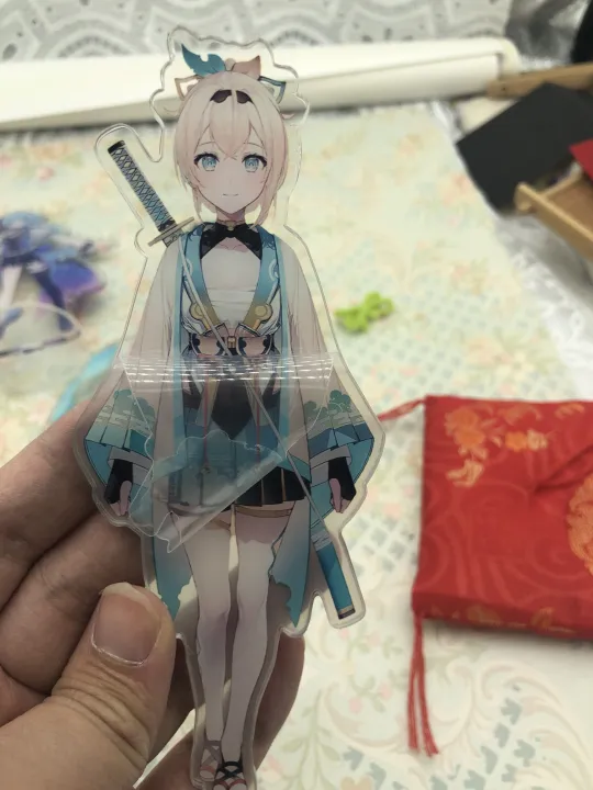 Hololive 6th HoloX Vtuber Youtuber Figure Stand Model Plate Anime Toy ...