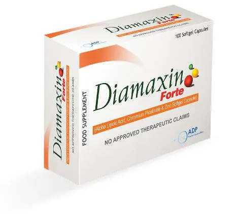 DIAMAXIN Diamaxin Forte Food Supplement (Diabetic Support) 150 mg 60 ...