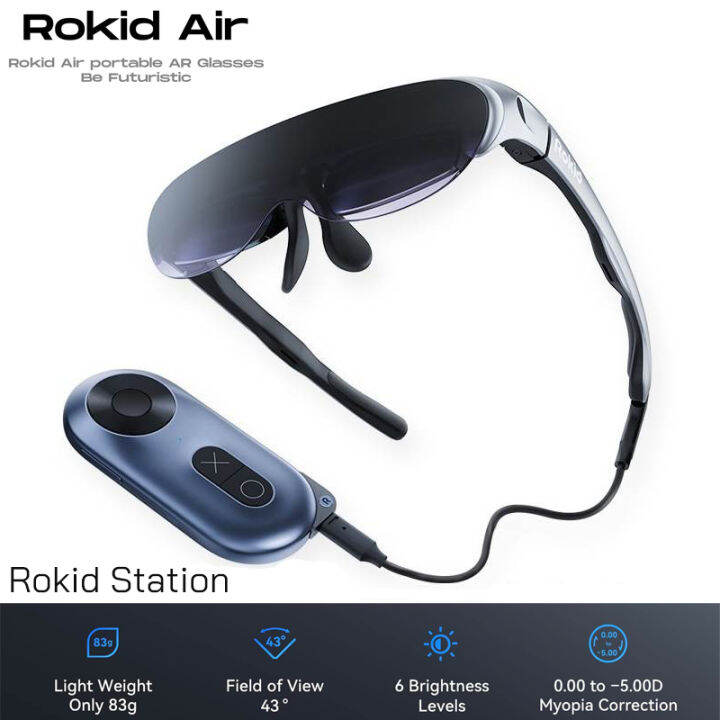 Rokid Air แว่นARที่มีความละเอียดคมชัดสูง มาพร้อมกับไมโครโฟน ลำโพง สามารถรับชมและเพลิดเพลินกับ ...