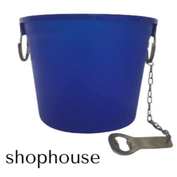Shophouse l Ice Bucket with Bottle opener l San Miguel Bucket l SMB ...