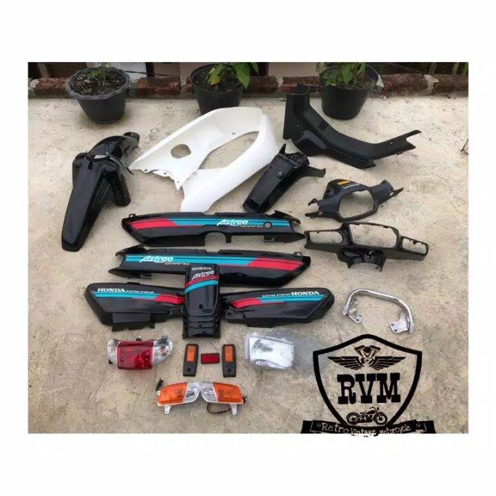 Paket body Grand Bulus tahun 91 92 full set cover body astrea honda ...