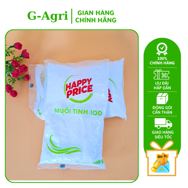 Muối Tinh I-Ot Happy Price 500G Dùng Cho Phòng B.ệnh, Chữa B.ệnh B.ướu Cổ Và Các Rối Loạn Do ...