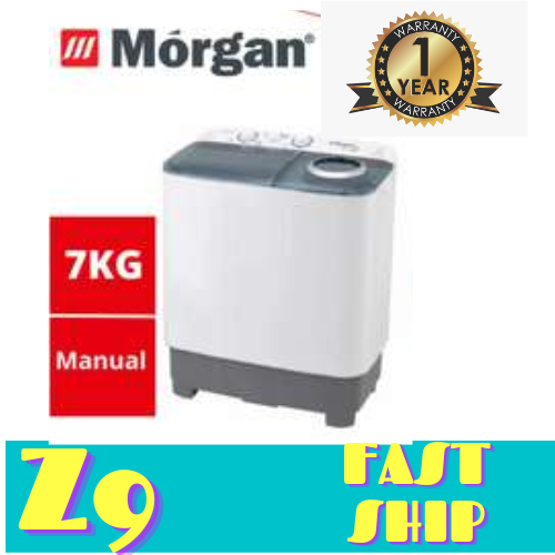Morgan Semi Auto Washing Machine 7kg Mesin Basuh MWM-1370SA | Lazada