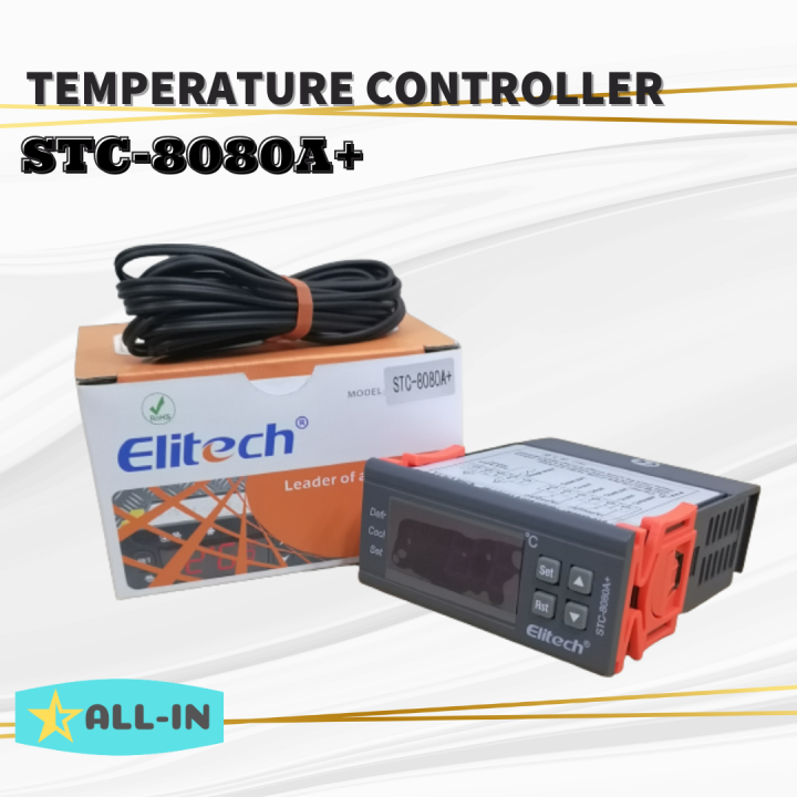 STC-8080A+ Elitech Digital Temperature Controller for Refrigerator ...