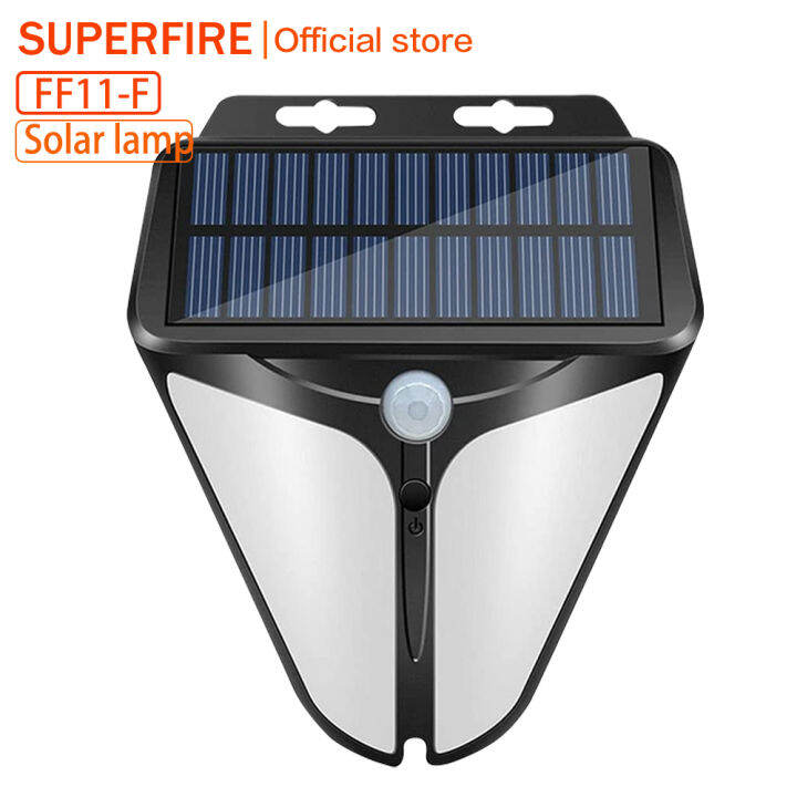 SUPERFIRE FF11-F Solar Wall Lamp Led Human Body Induction Lamp | Lazada PH