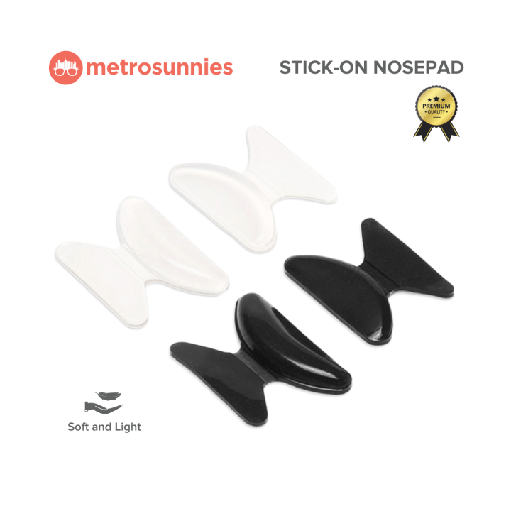 MetroSunnies Stick-On Anti-Slip Nosepad for Eyeglasses Sunglasses ...