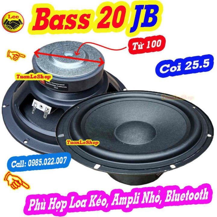 LOA BASS 20 JB 803 DÀNH CHO LOA KÉO VÀ AMPLI CÔNG SUẤT VỪA VÀ NHỎ, LOA ...
