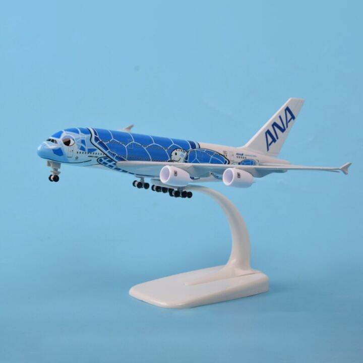 20CM 1:400 Scale Airbus A380 ANA Turtle Airlines Airplanes Plane ...