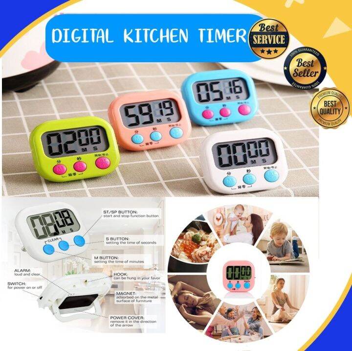 DIGITAL TIMER STOP WATCH KITCHEN TIMER ALAT MASAK DAPUR | Lazada Indonesia