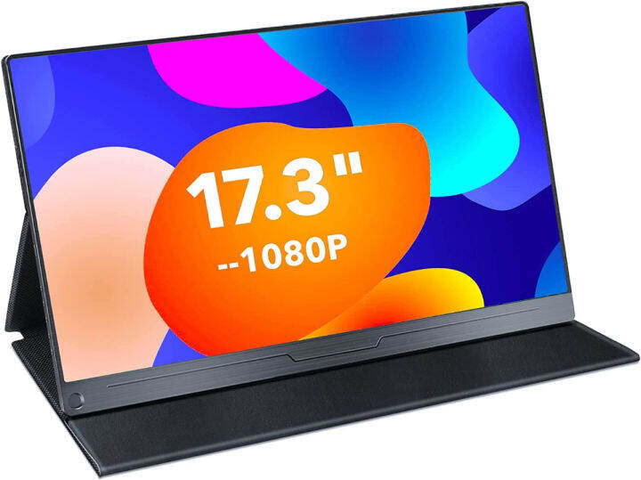 Newsoul Portable Monitor, Upgraded 17.3 Inch IPS HDR 100% sRGB ...