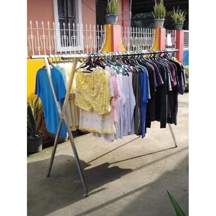 TnK - FOLDABLE HEAVY DUTY SAMPAYAN MALAKI AT MATIBAY clothes rack ...