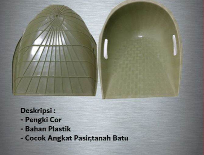 Pengki Plastik Karet-Serokan Bangunan Pasir Tanah Batu/Pengki proyek ...