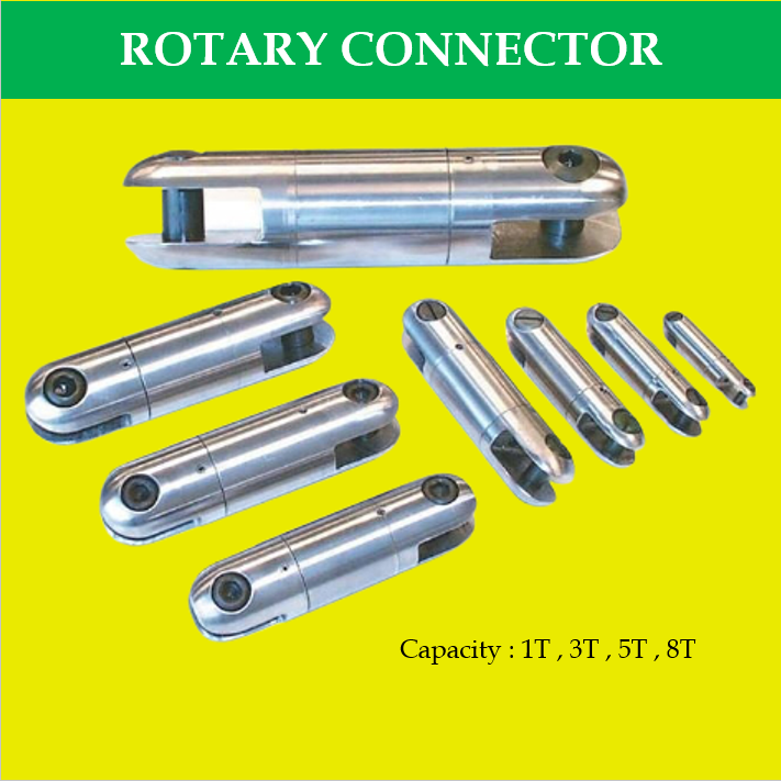 MAGO 1T-8T Rotary Connector Swivel Connector Cable Pulling Swivel ...