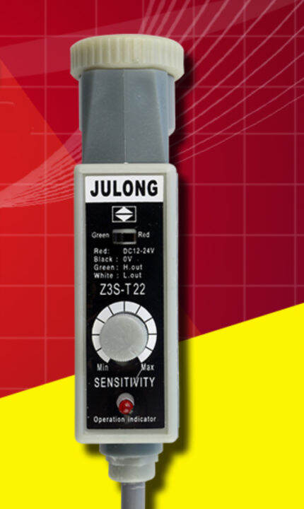 สำหรับ Julong Z3S-T22 Pengesanan Automatik Warna Mark Sensor Mesin ...